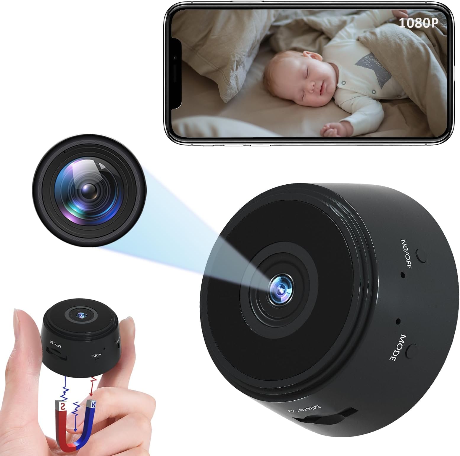 Amazon.com: THRGOUO Hidden Camera - Spy Camera - Nanny Cam - Best Mini ...