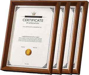 MidiLi 4 Pack Certificate Framework,Diploma Frames,Certificate Frames ...