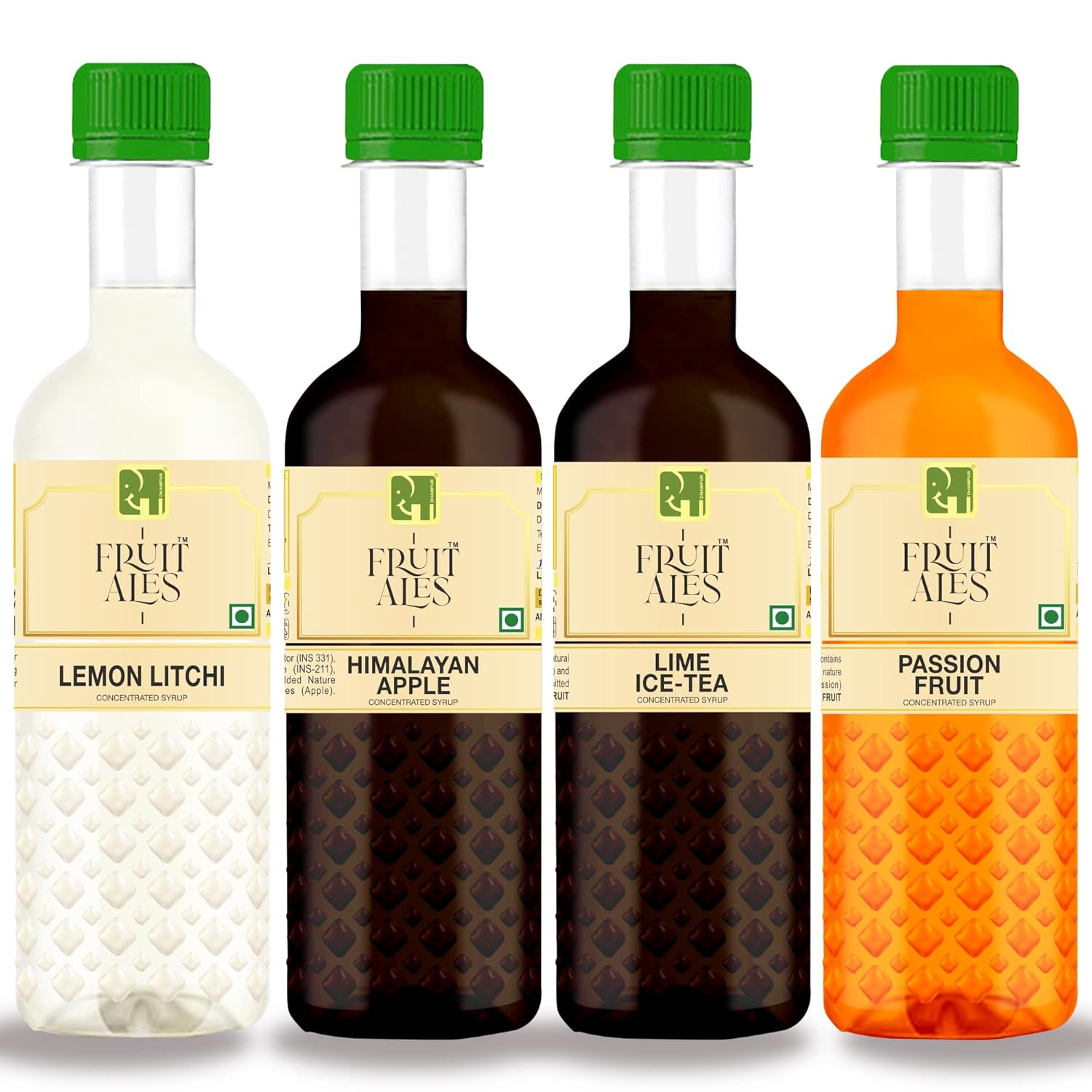 Dhampure Speciality Mocktail Syrup Combo - Lemon Litchi, Himalayan ...
