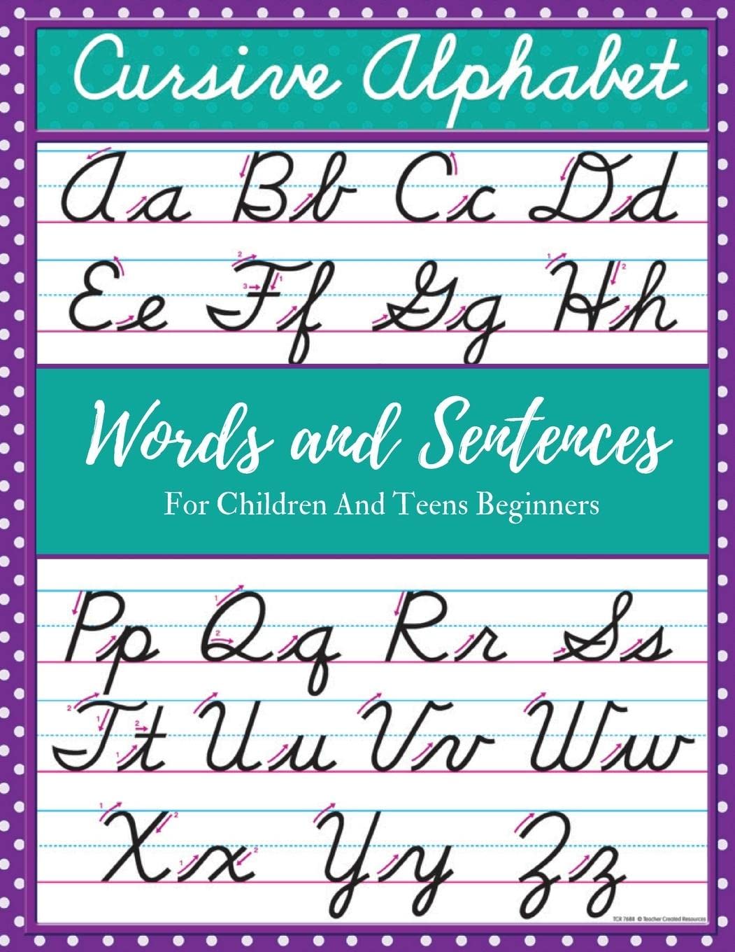 Buy Cursive Alphabet Words and Sentences For Children and Teens ...
