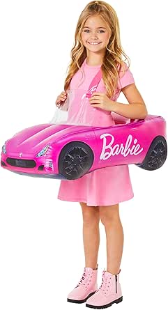 Amazon.com: InSpirit Designs Kids Inflatable Barbie Car Costume, One ...