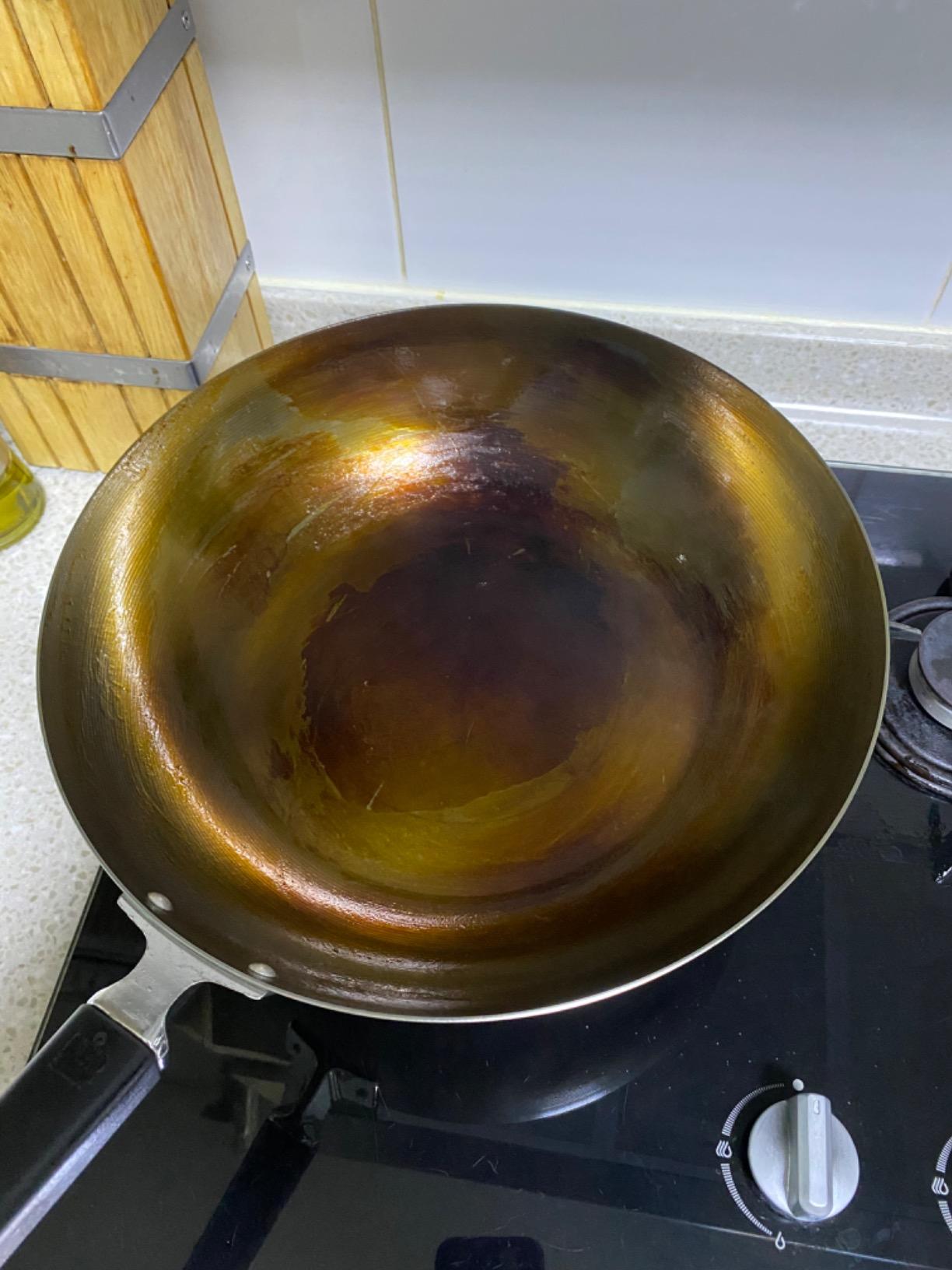 JOYCE CHEN Professional Series 12-Inch Carbon Steel Stir Fry Pan with ...