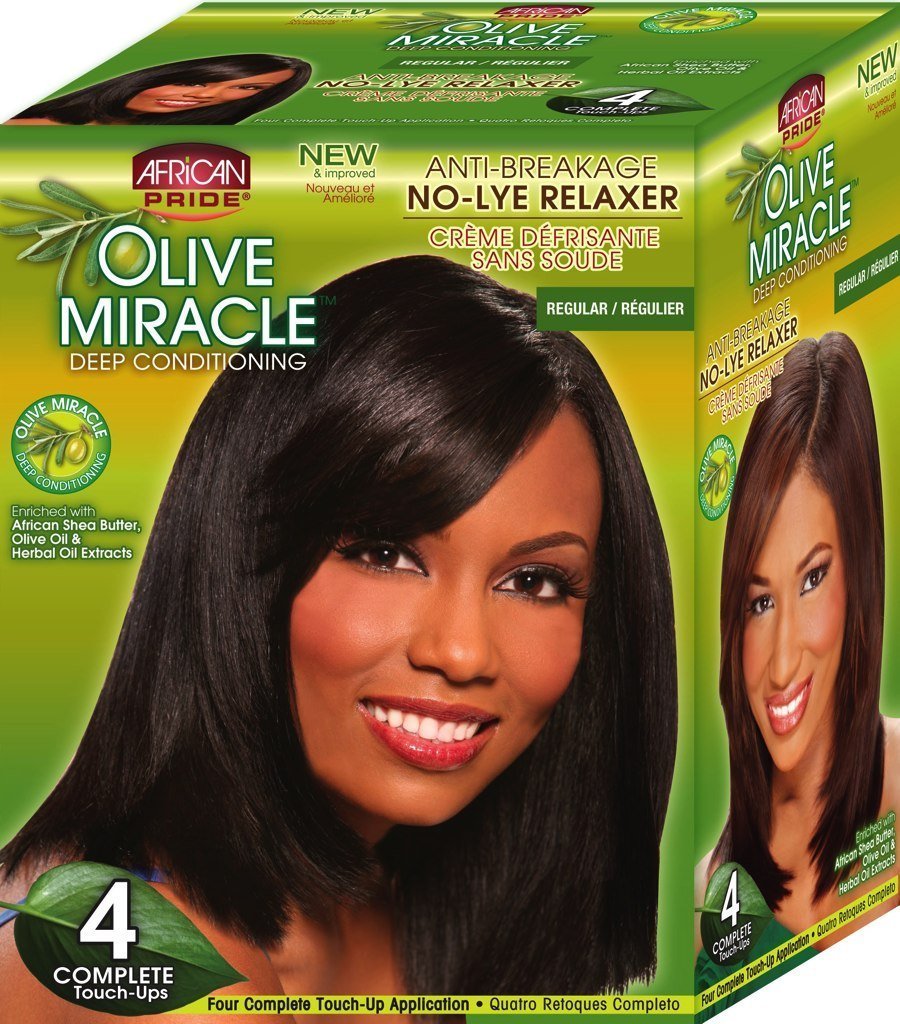Amazon.com : African Pride Olive Miracle Deep Conditioning No-Lye ...