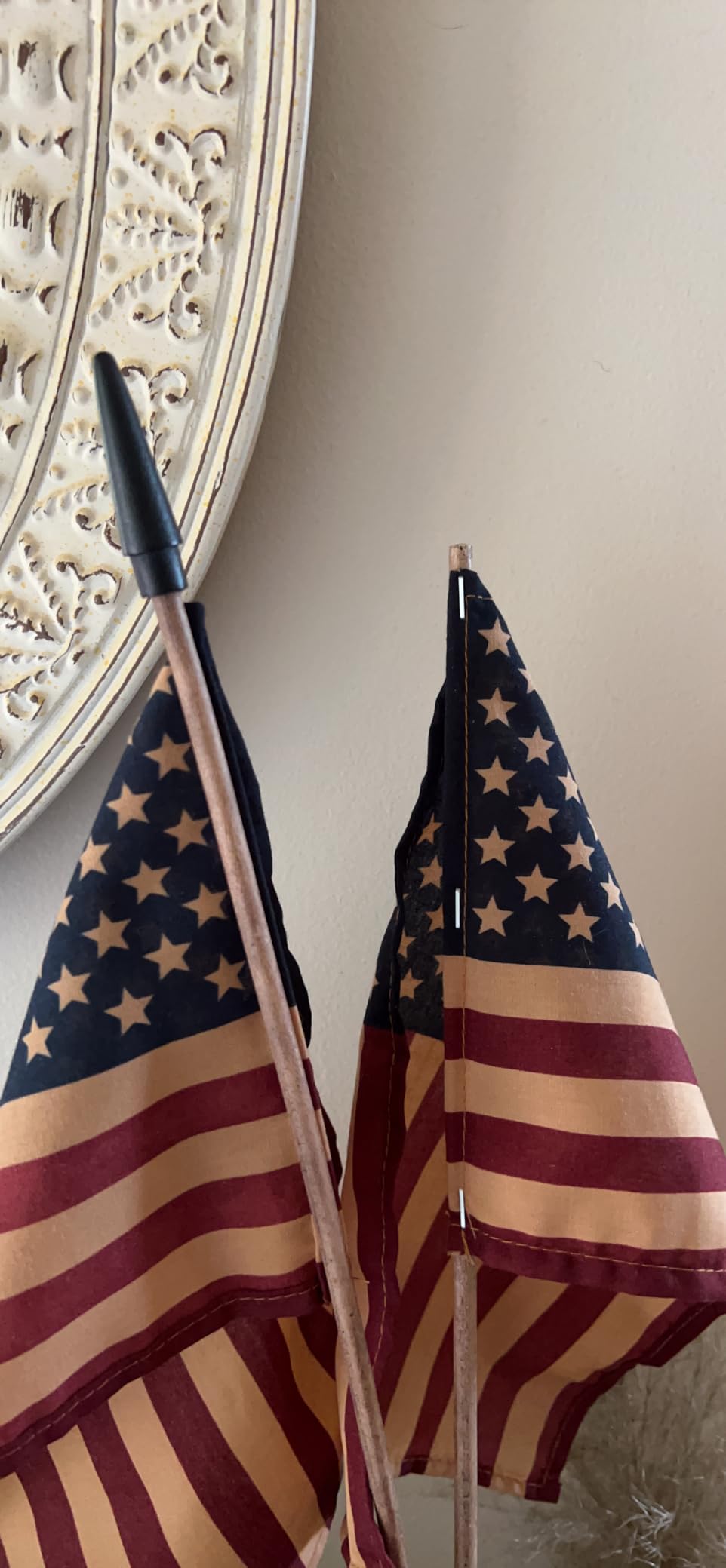 Amazon.com: Primitive American Flag, Small US Flags/Mini American Flag ...