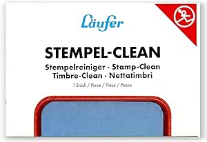 Läufer 80050 Stempel-Clean, Stempelreiniger für Gummi- Kunststoff- und Metallstempel, 16,6 x 11 ...