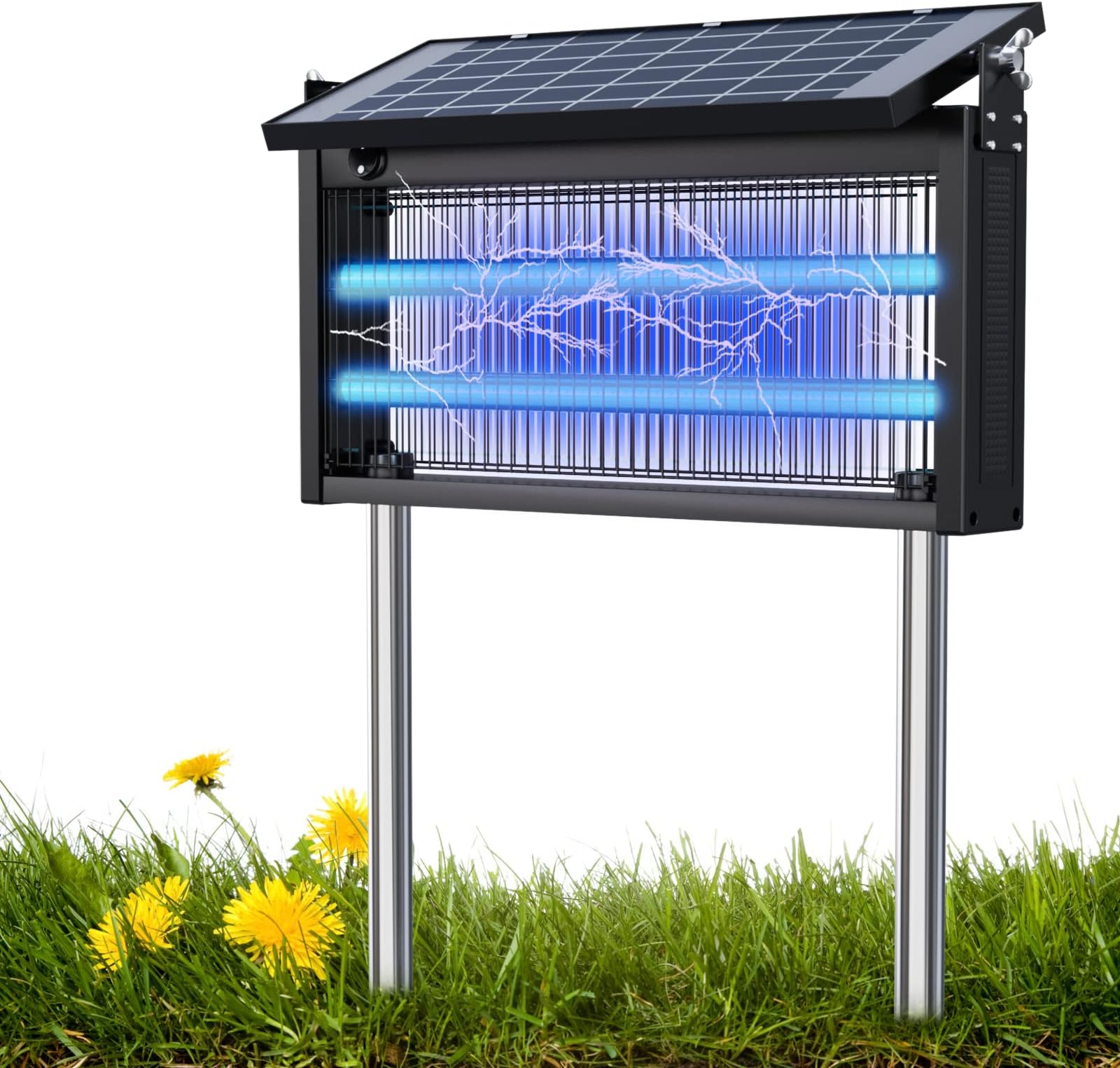 Amazon.com : Solar Bug Zapper Outdoor / Indoor Waterproof, High Powered ...