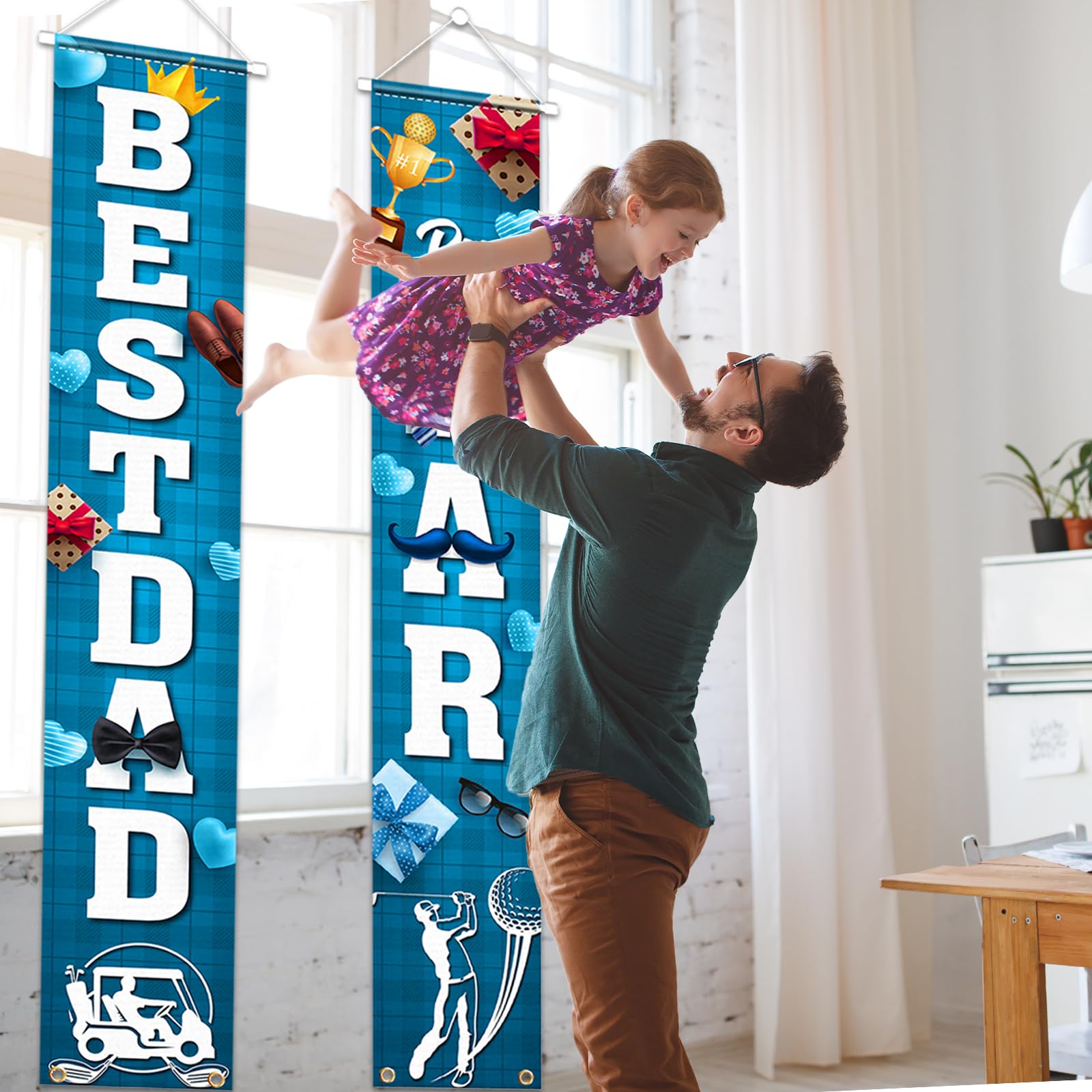 Snapklik.com : Fathers Day Decorations Door Banner Happy Fathers Day ...