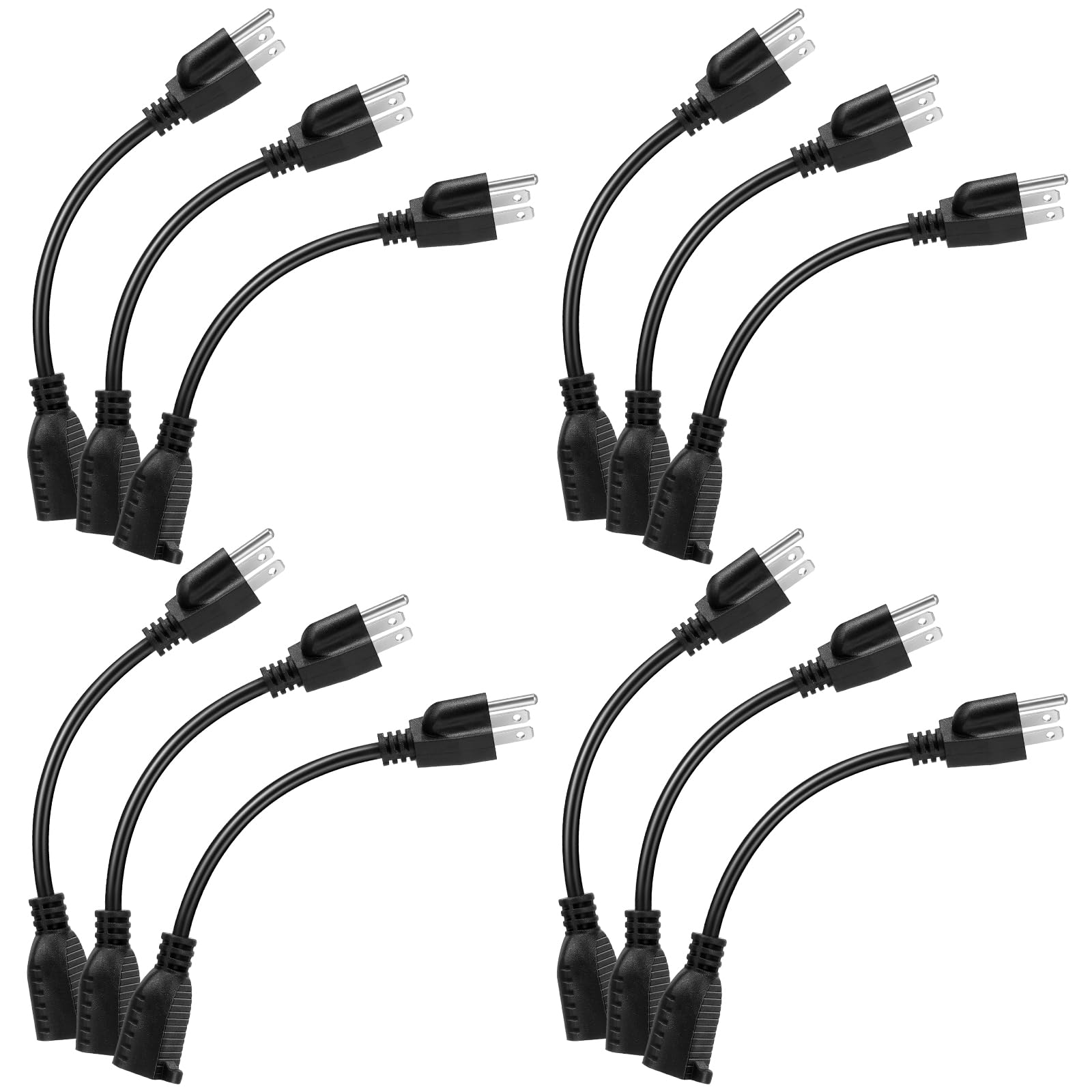 Amazon.com: 20 Pcs Short Power Extension Cord Outlet Saver Outlet ...