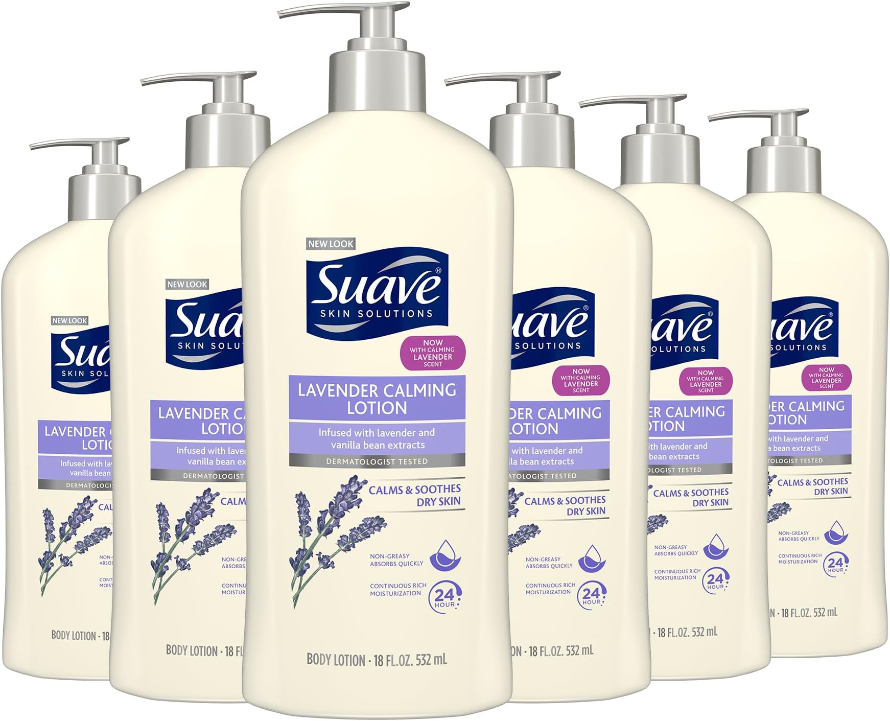 Amazon.com : Suave Skin Solutions Body Lotion, Soothing with Aloe, 32 ...