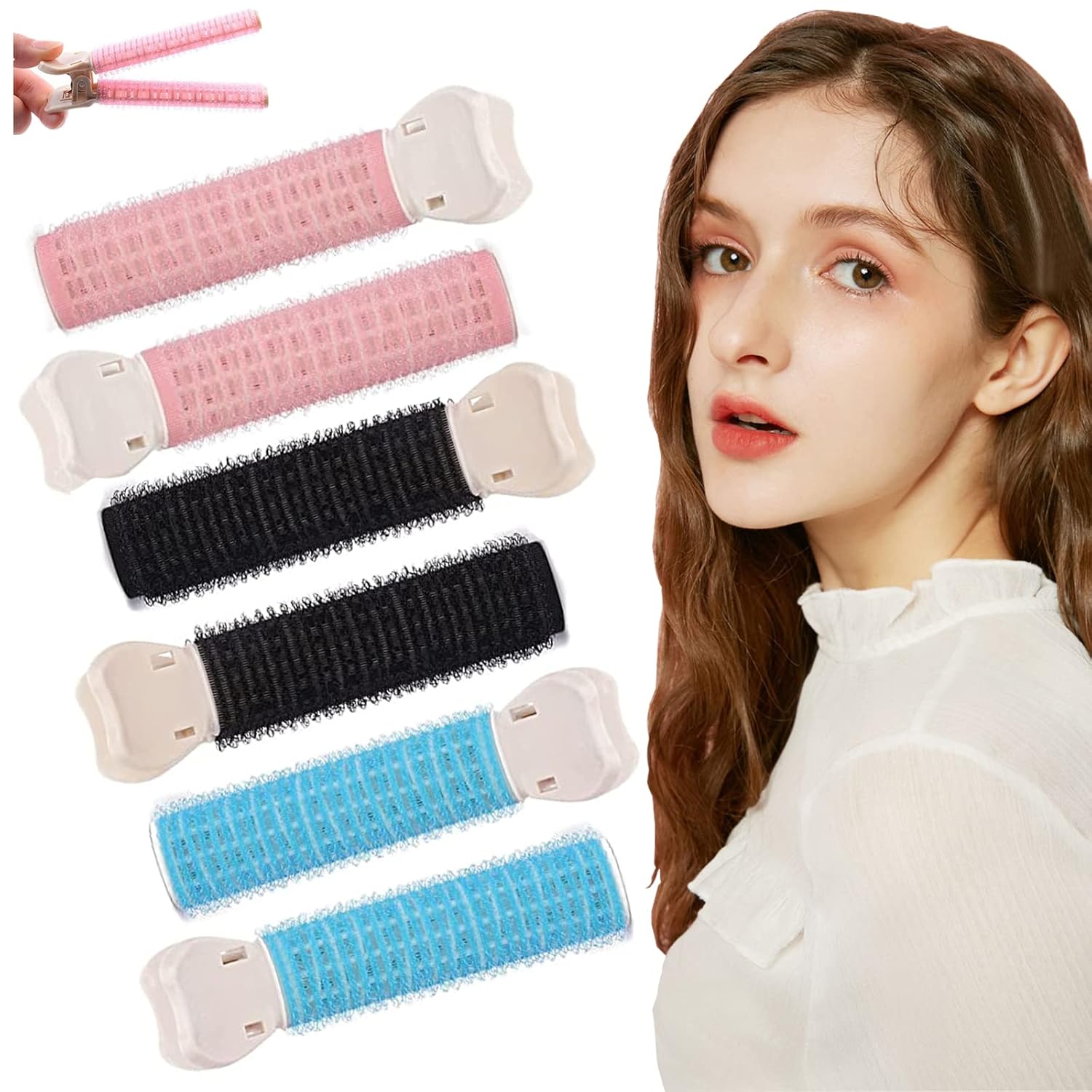 Amazon.com : Volumizing Hair Clips, Root Clips for Hair Volume, Velcro ...