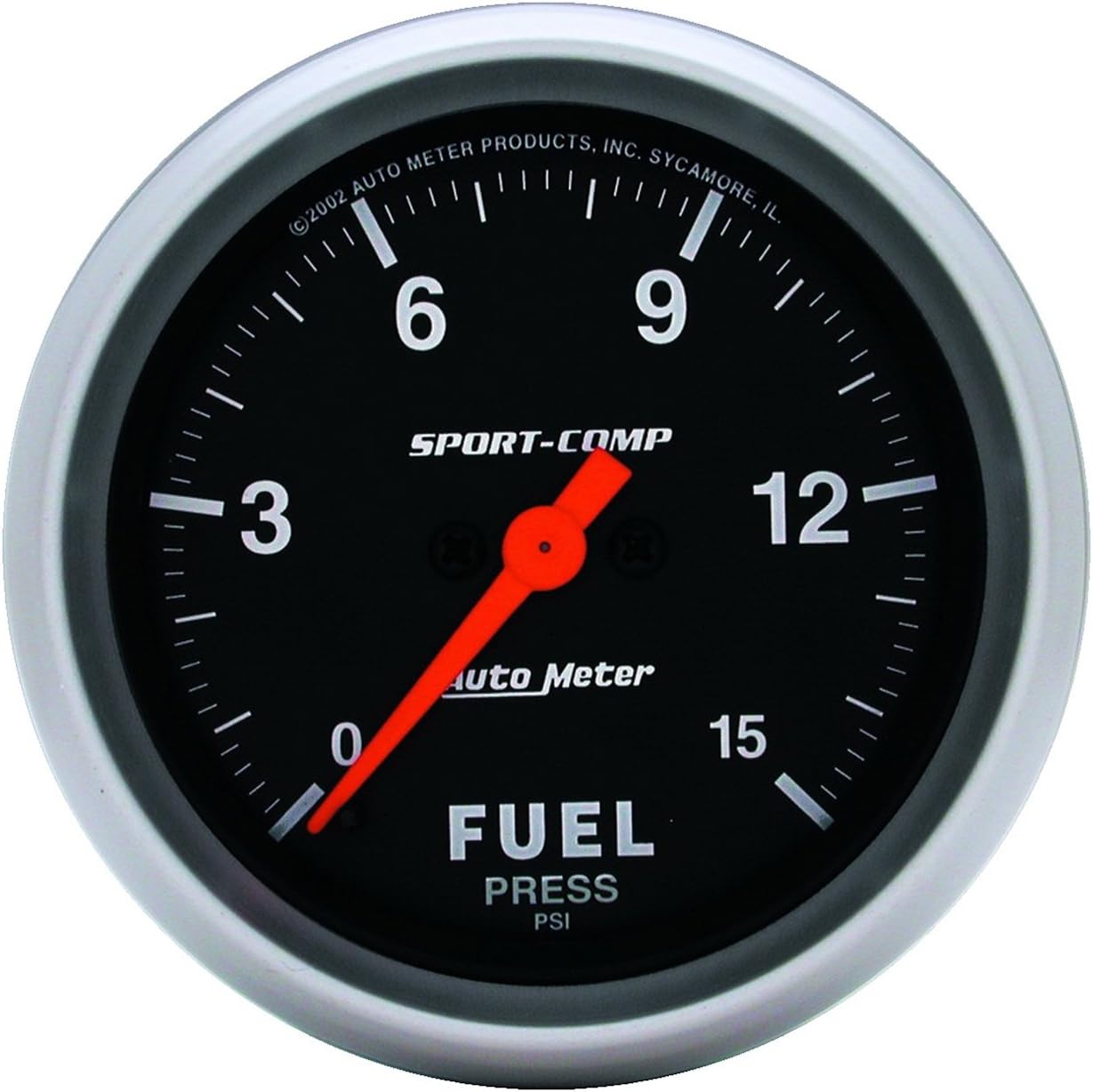Amazon.com: Auto Meter 3561 Sport-Comp Electric Fuel Pressure Gauge ...