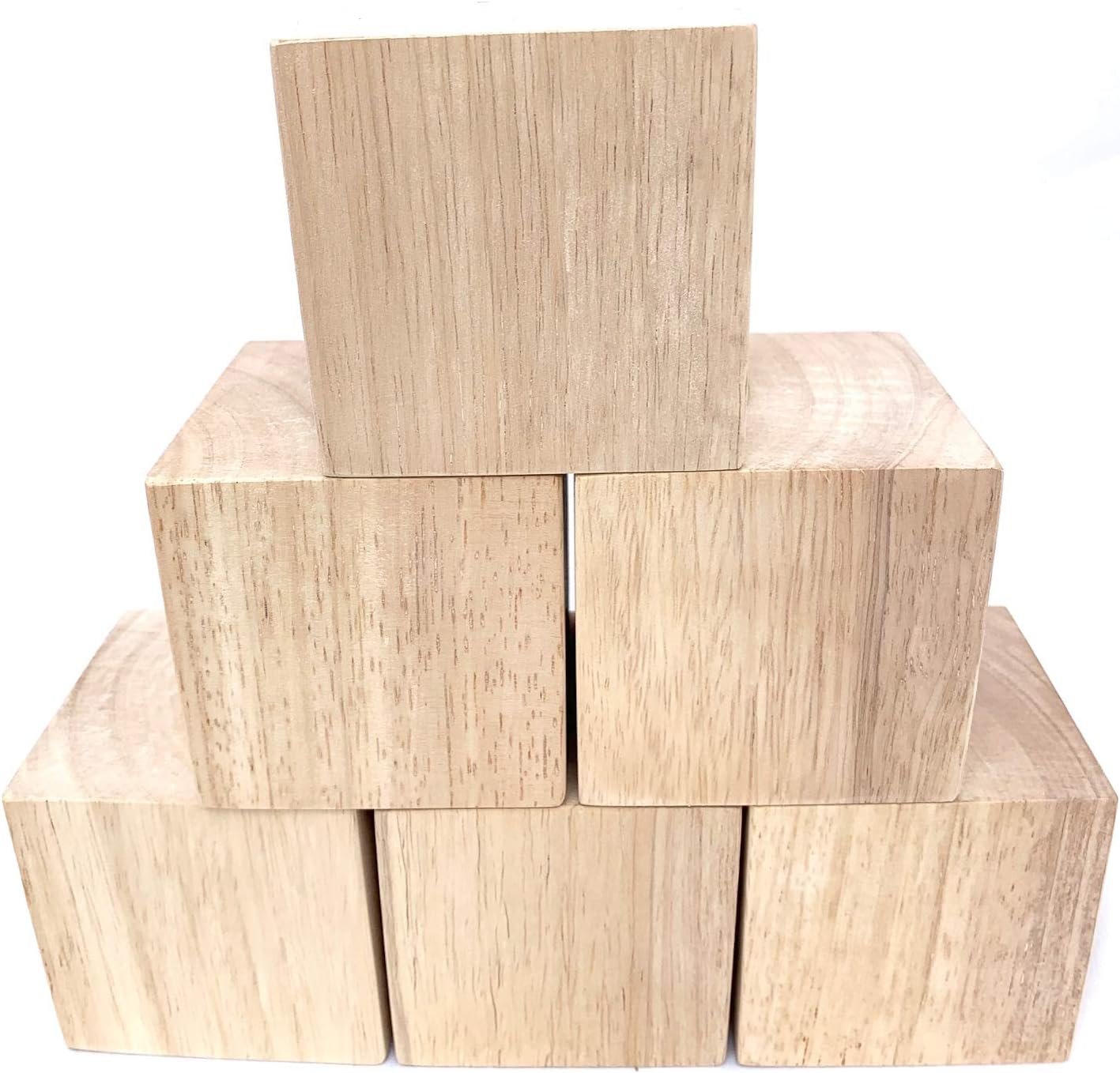 Amazon.com: Solid Hard Wood Blocks- 5 1/4 Inches Long by 2 Inches Wide ...