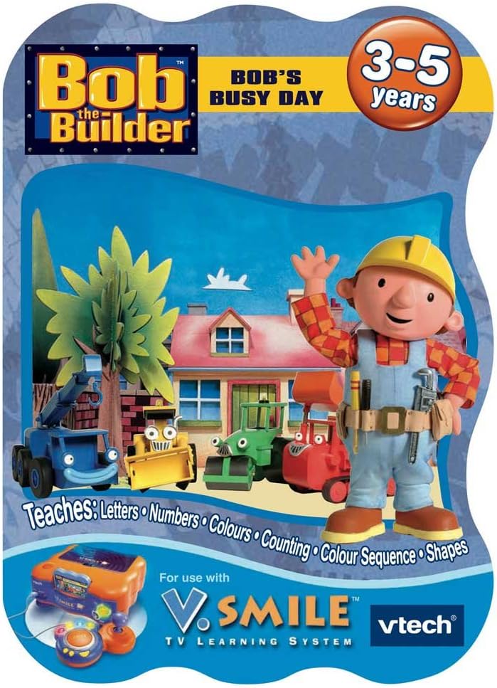 VTech VSmile Bob the Builder Bob's Busy Day Learning Game : Amazon.co ...
