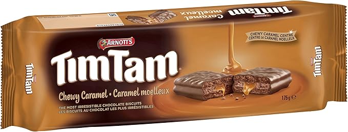 Tim Tam Chewy Caramel Cookies - Caramel Filled Chocolate Covered ...
