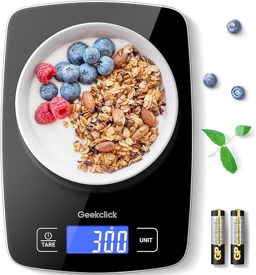 Amazon.com: Geekclick Digital Food Kitchen Scale, 22lb Scale for Food ...