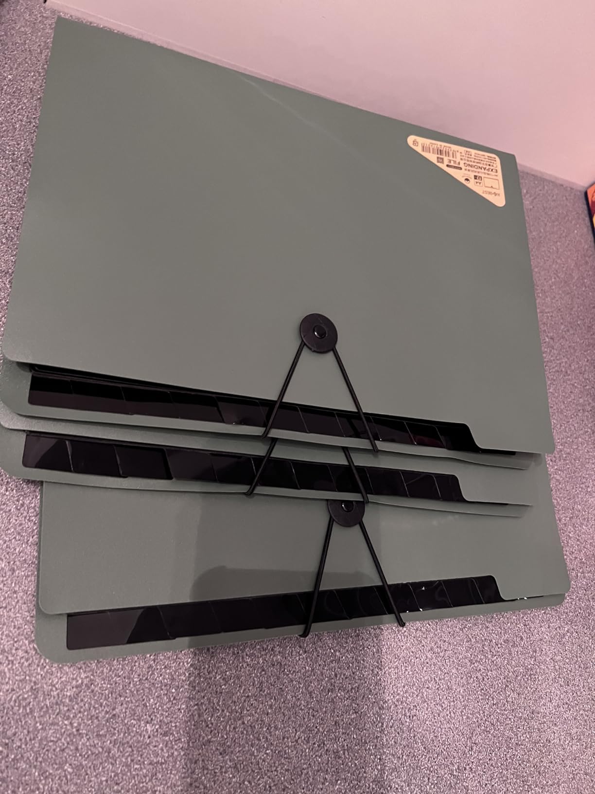 Expanding File Organiser,3 Pcs Poly Pockets Document Organiser A4 ...