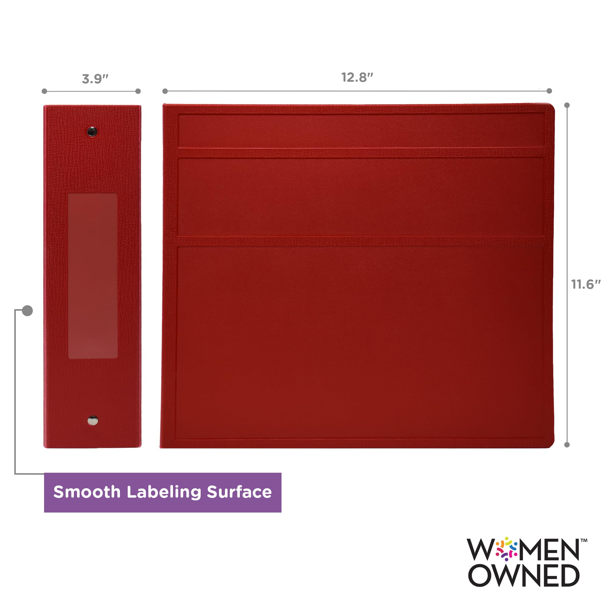 Snapklik.com : Carstens 4-Inch Heavy Duty 3-Ring Binder - Side Opening ...