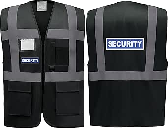 Hi Vis Vests - Security Comfortable High Visibility Vest Made of ...