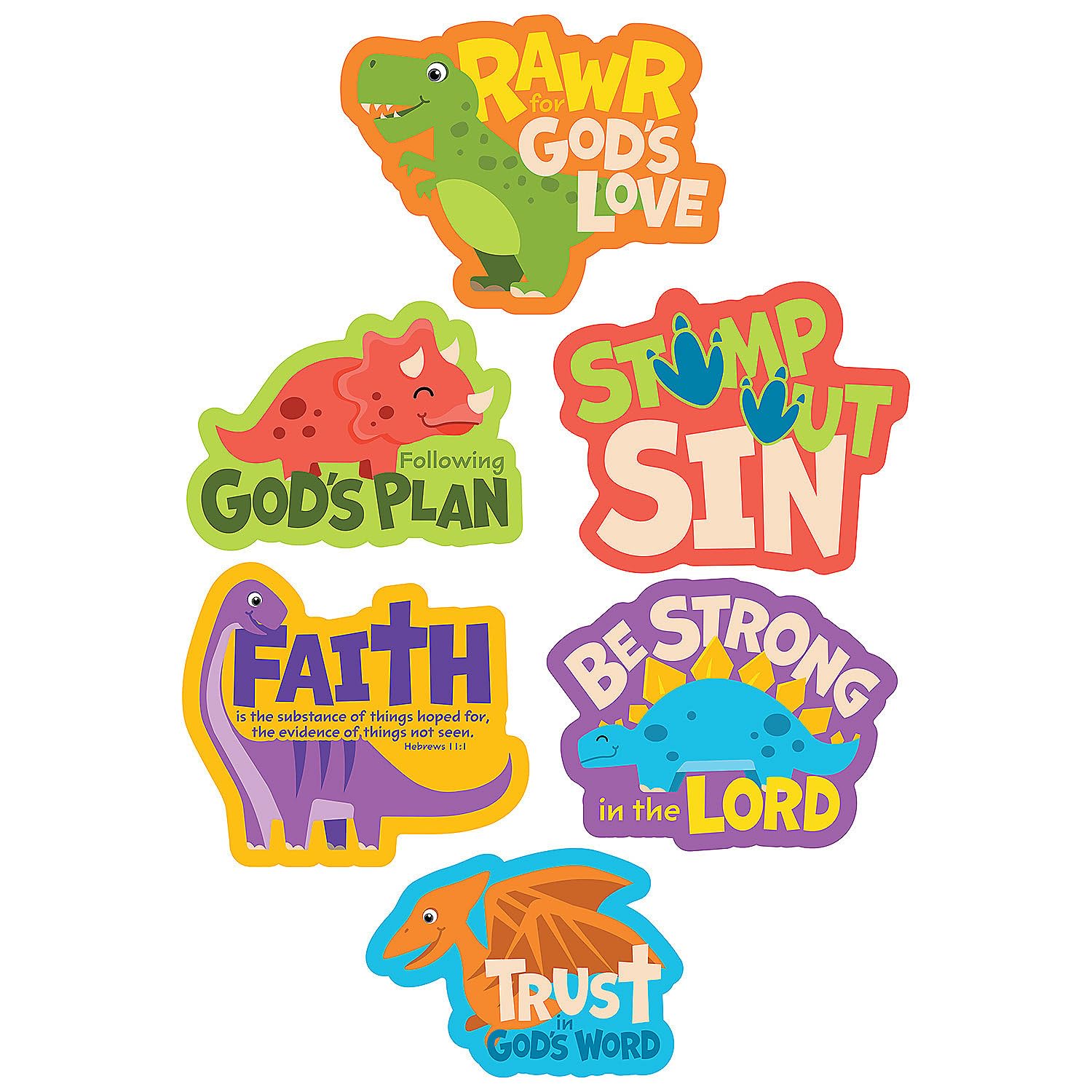 Amazon.com: Fun Express Dinosaur VBS Cutouts - VBS Vacation Bible ...