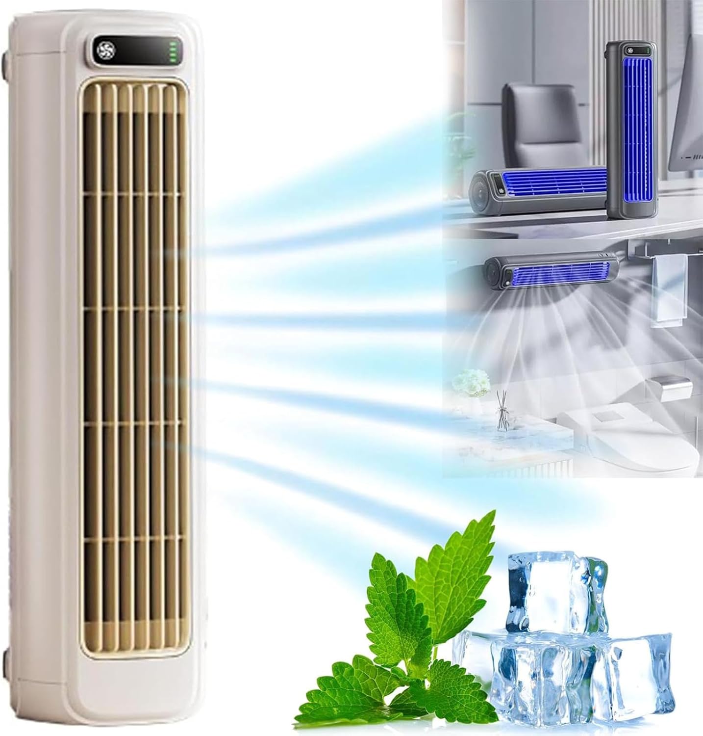 Outfany Cooling Ace Portable Air Conditioner, Shirem Desktop Fan Tower ...