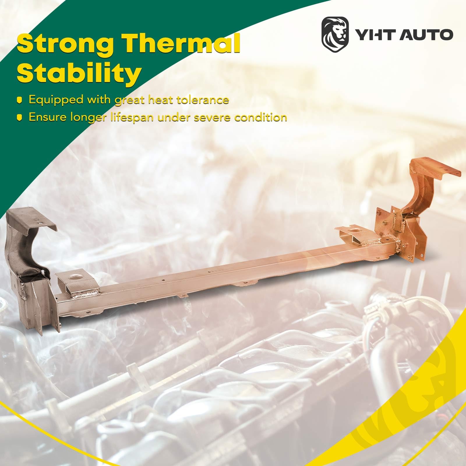 YHTAUTO Radiator Support Lower Tie Bar Replacement for Mercedes-Benz ...