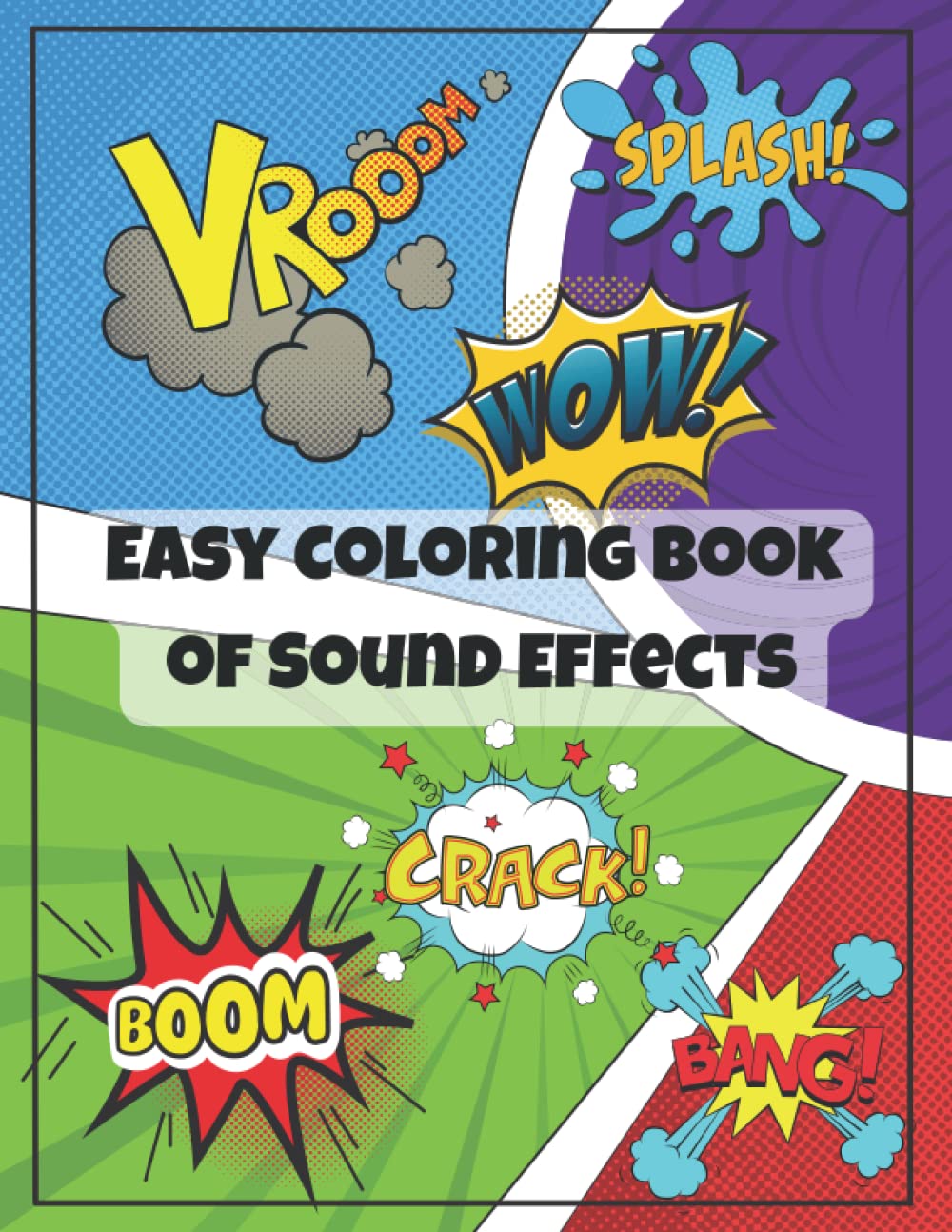 Buy Easy Coloring Book of Sound Effects: Fun and Relaxing Coloring Book ...