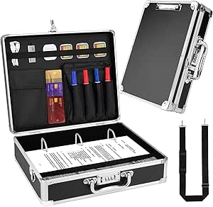 Amazon.com: Pechor Clipboard with Storage Combination Lock Briefcase 3 ...