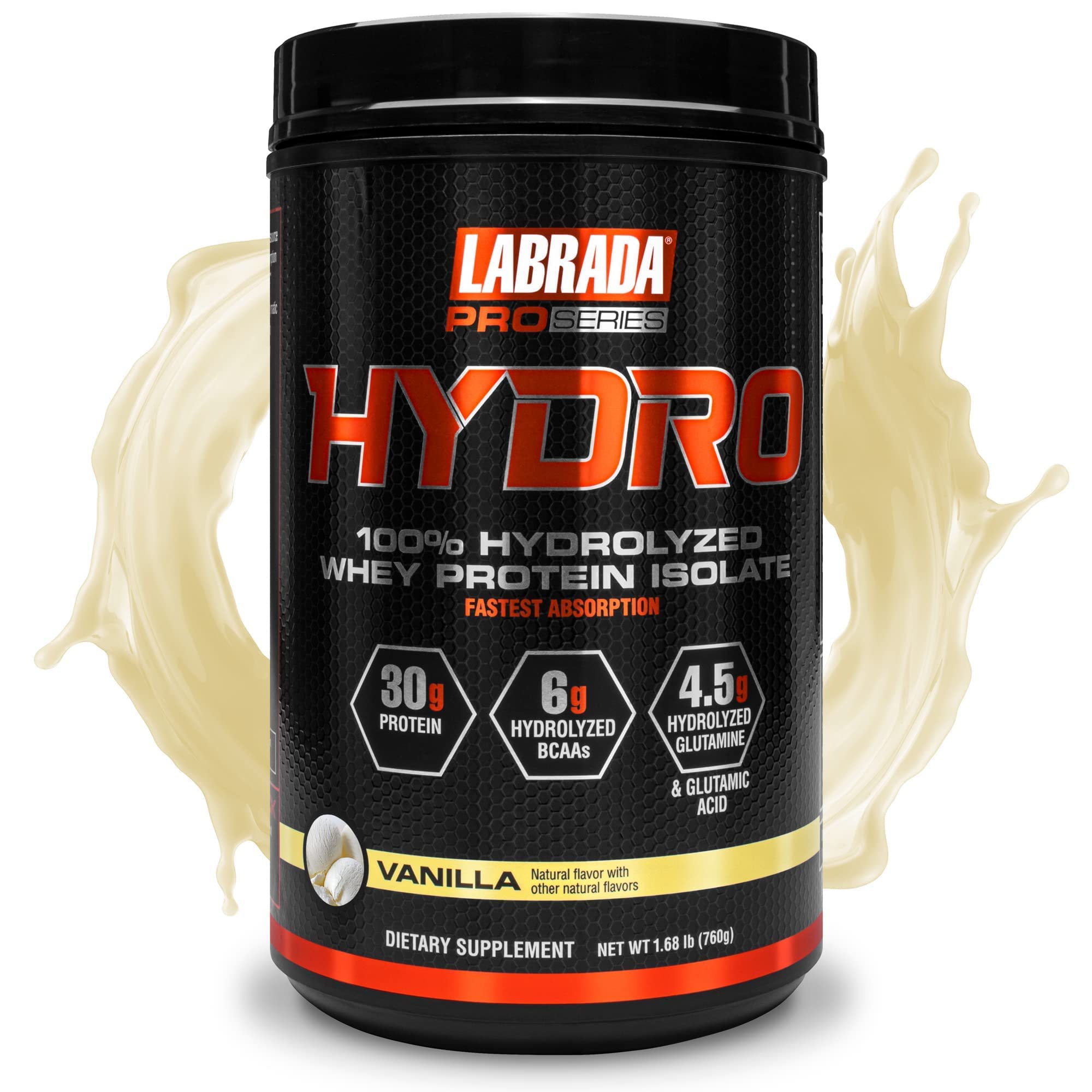 Snapklik.com : Labrada Hydro 100% Pure Hydrolyzed Whey Protein Isolate ...