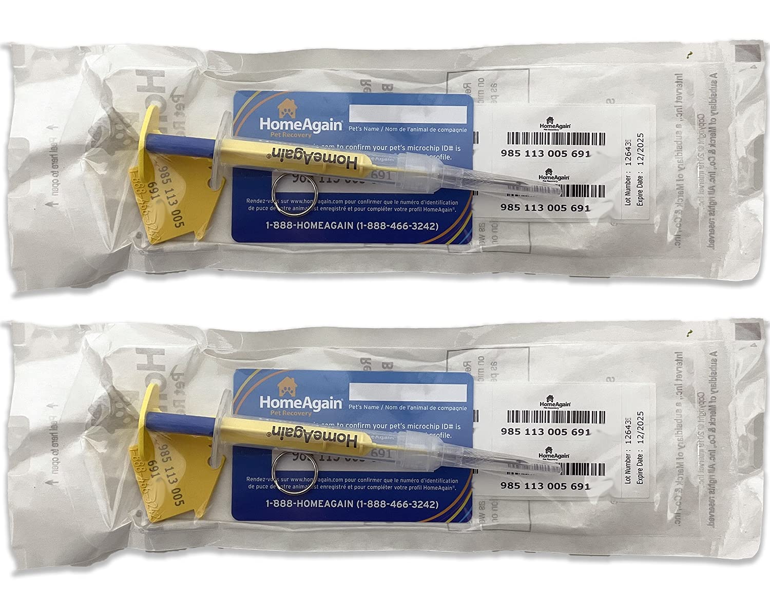 Home Again TempScan Microchip For Dogs And Cats Merck