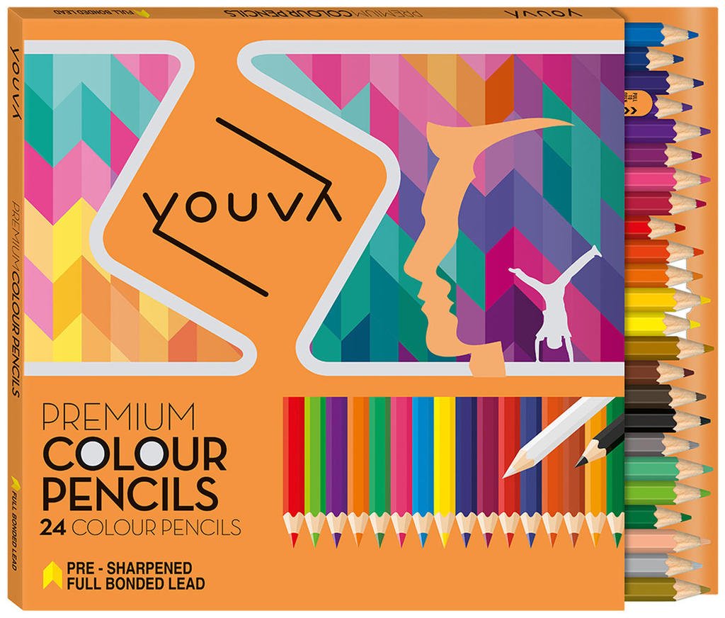 Navneet Youva Colour Pencil - (Pack Of 24) : Amazon.in: Home & Kitchen