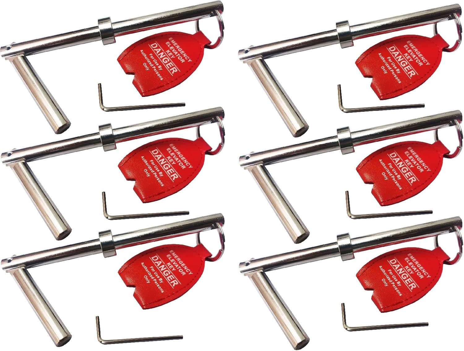 Amazon.com: GINFH Elevator Door Key 2-Section Double Drop Key Emergency ...