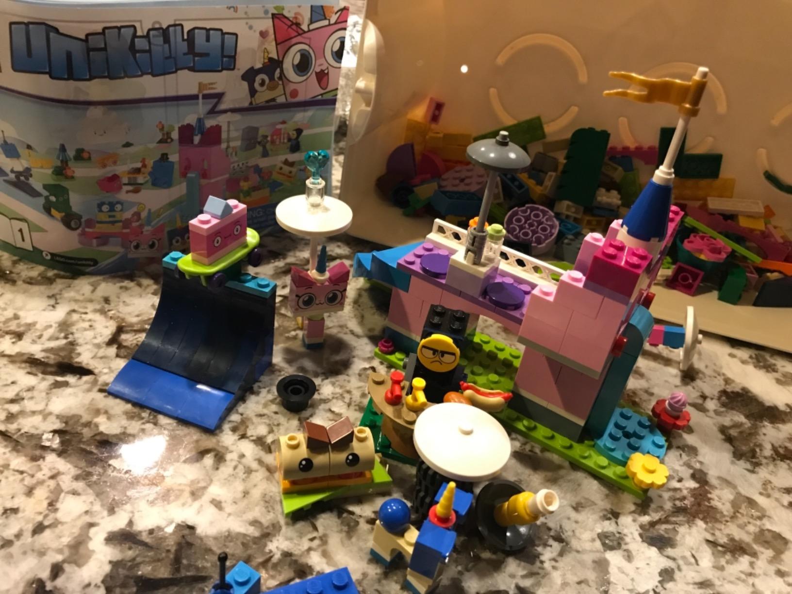 Amazon.com: LEGO Unikitty! Unikingdom Creative Brick Box 41455 Building ...