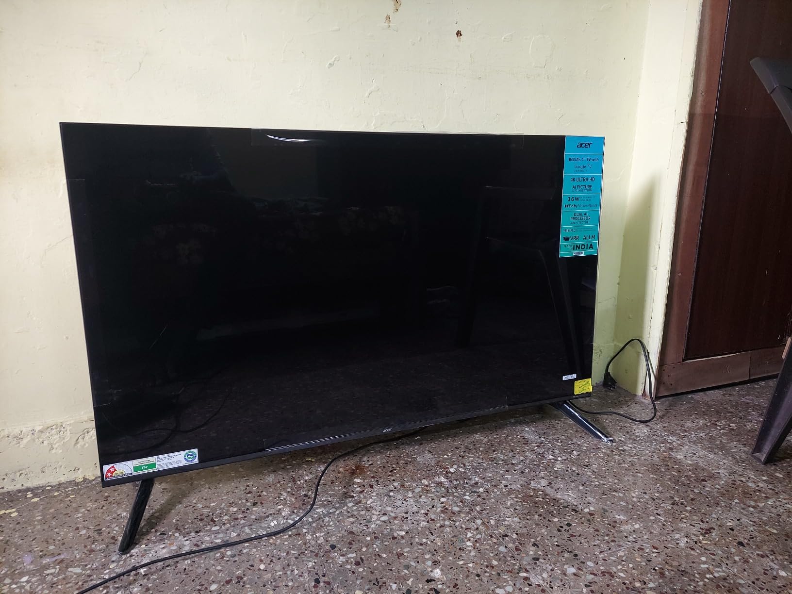 Acer 189 cm (75 inches) Advanced I Series 4K Ultra HD Smart LED Google TV AR75GR2851UDFL (Black ...