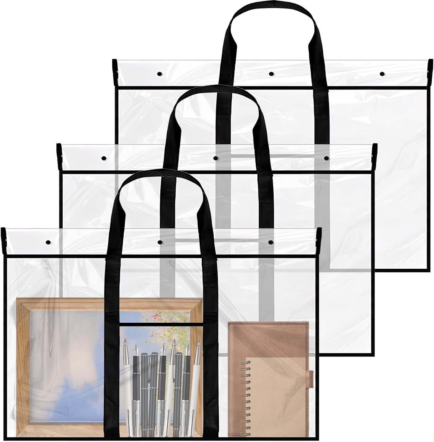 Amazon.com: EYUNSTAR 3 Pcs Large Poster Storage Bag Bulletin Board ...