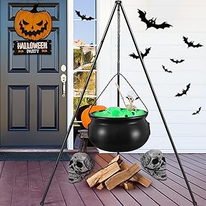 Amazon.com: Halloween Decorations Outdoor,Witches Cauldron for Yard Decorations,Halloween ...