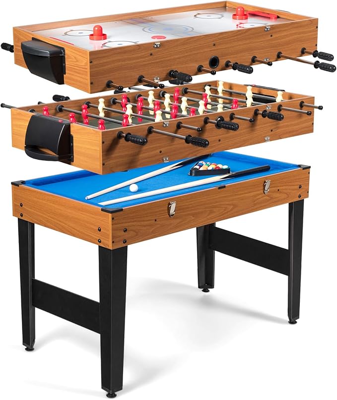 Giantex 3-in-1 Multi Game Table, 48 Inch Combination Game Tables with ...