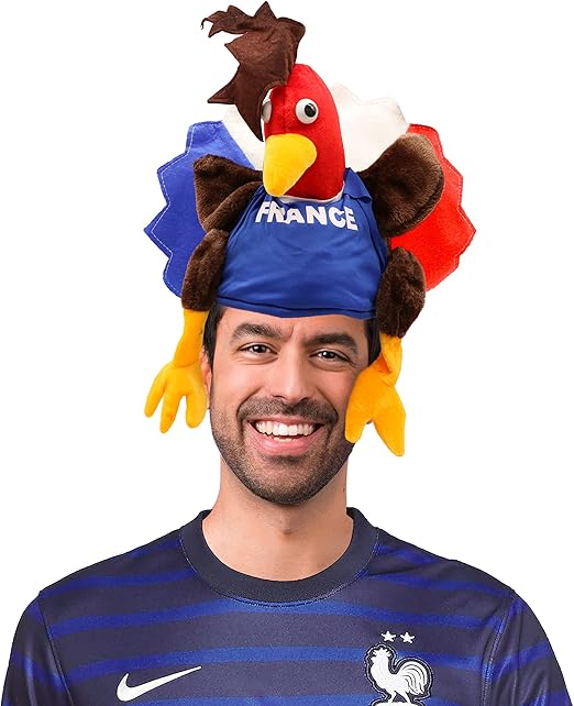 French Cockerel Hat - France Fancy Dress - Football, Rugby - Sporting ...