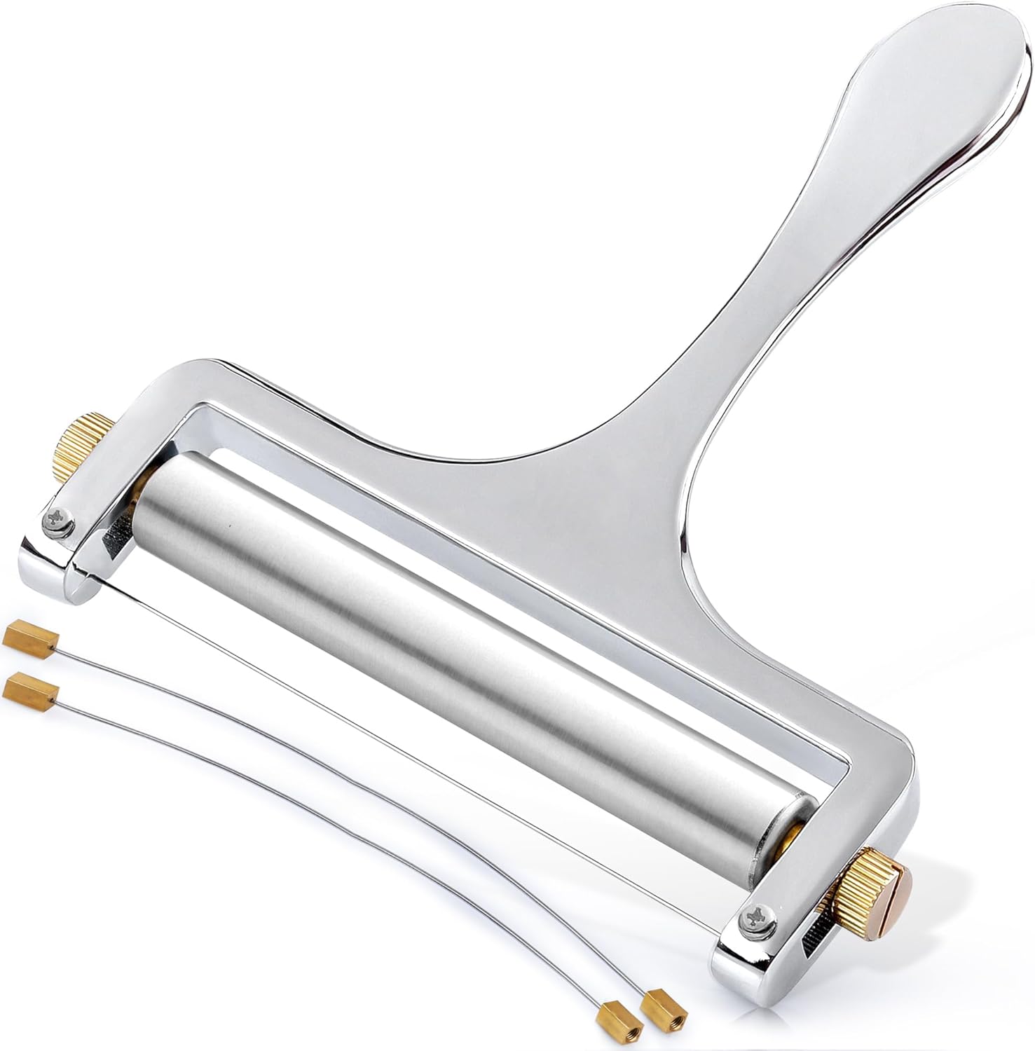 Amazon.com: Stainless Steel Wire Cheese Slicer - Adjustable Hand Held ...