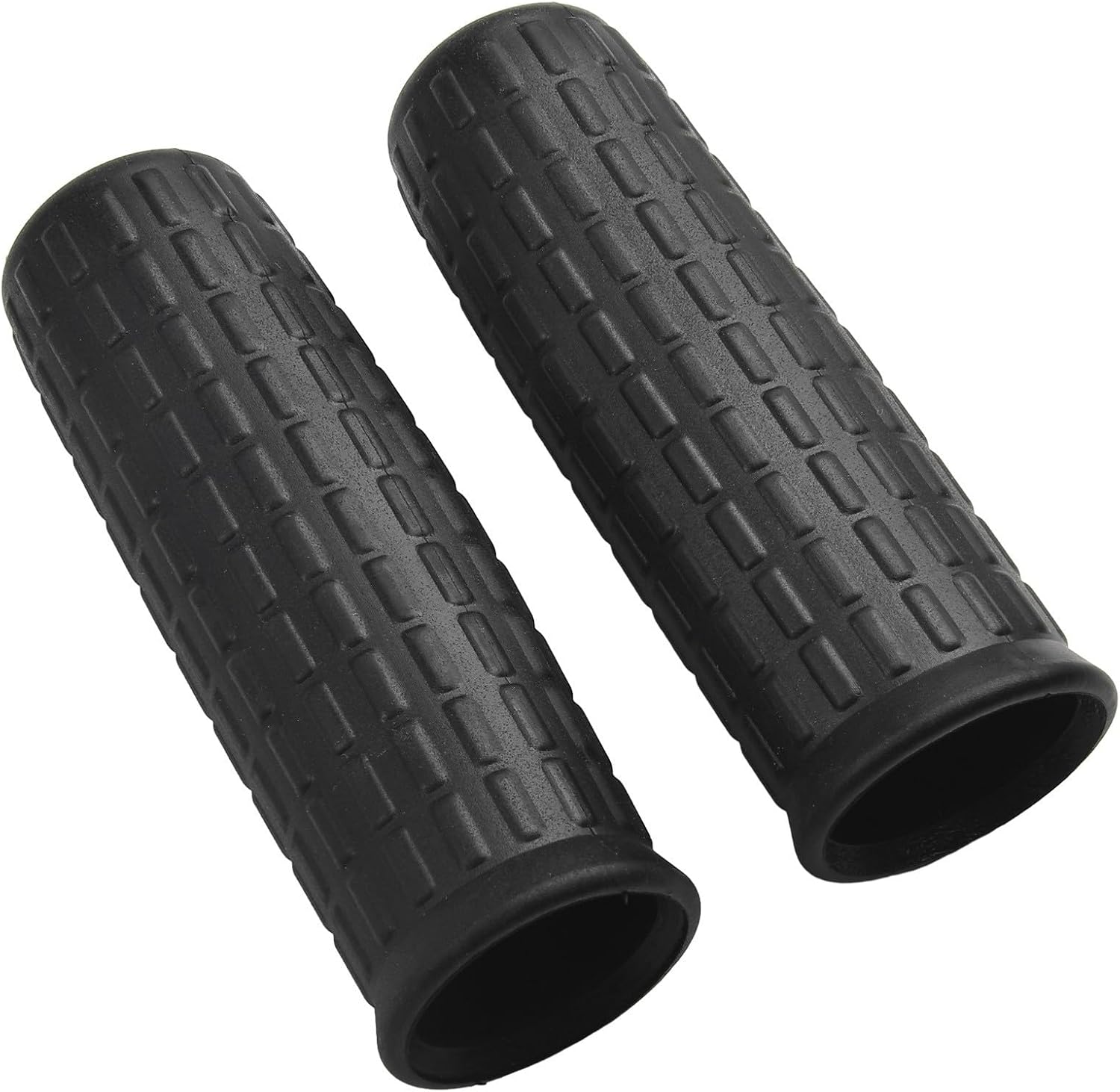 Wheelbarrow Rubber Handles 2 Pack, Round Tubes Black Replacement Grips ...