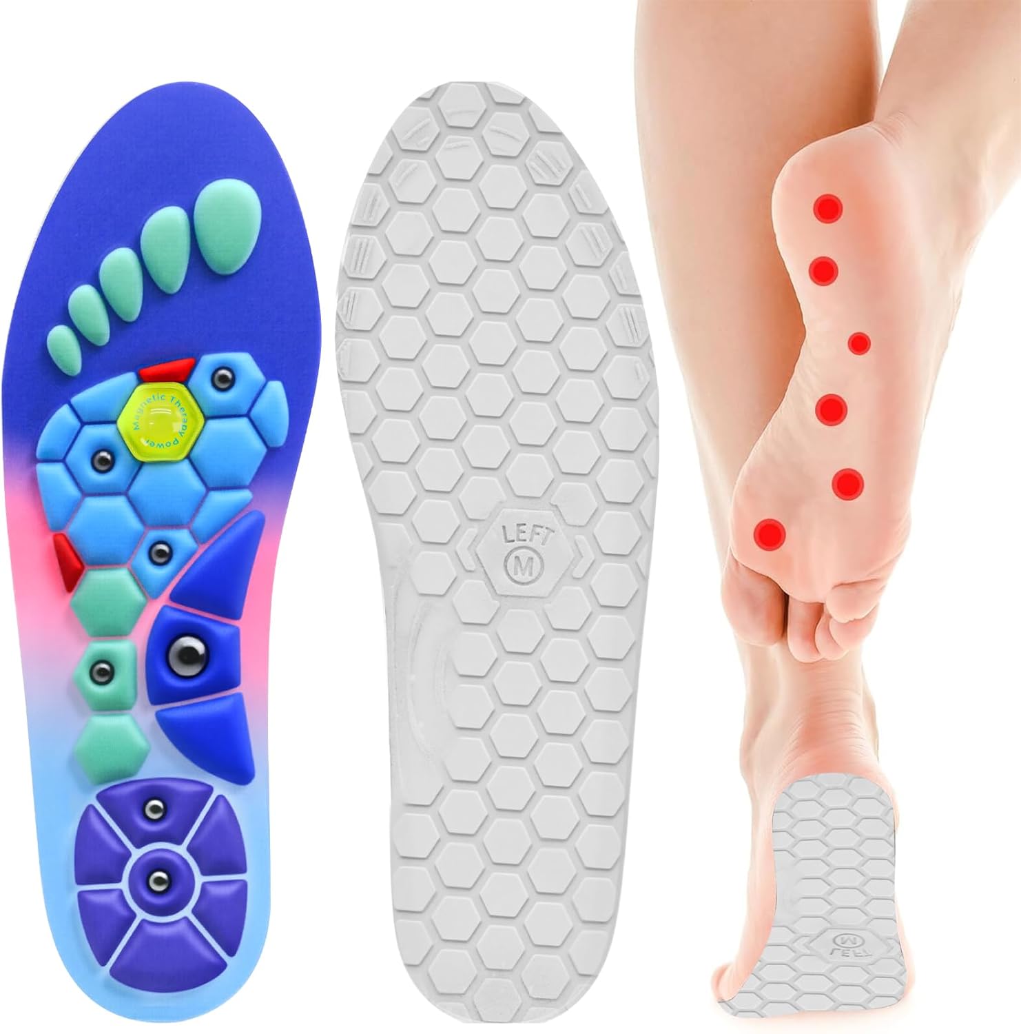 Amazon.com: Acupressure Insoles for Men and Women - Helps Promote Blood ...