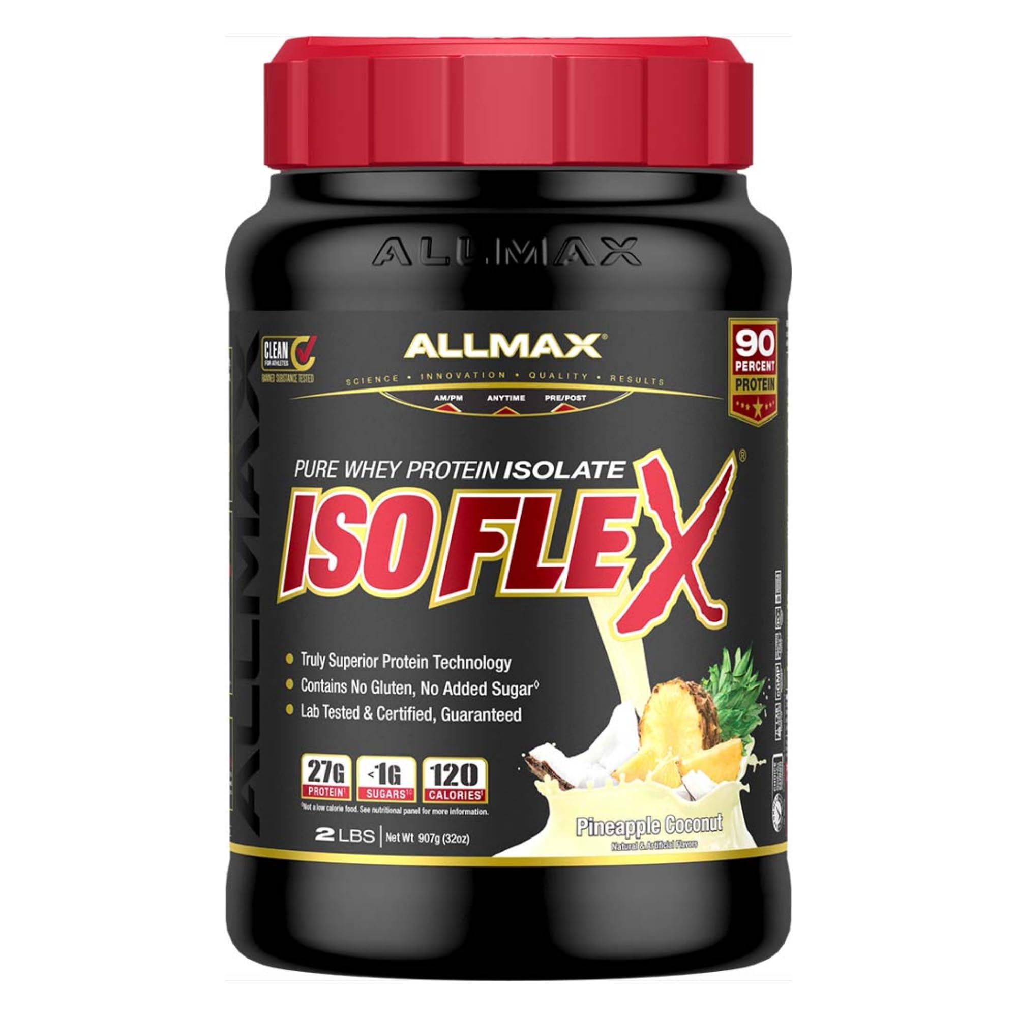 ALLMAX Nutrition - ISOFLEX Whey Protein Powder, Whey Protein Isolate ...