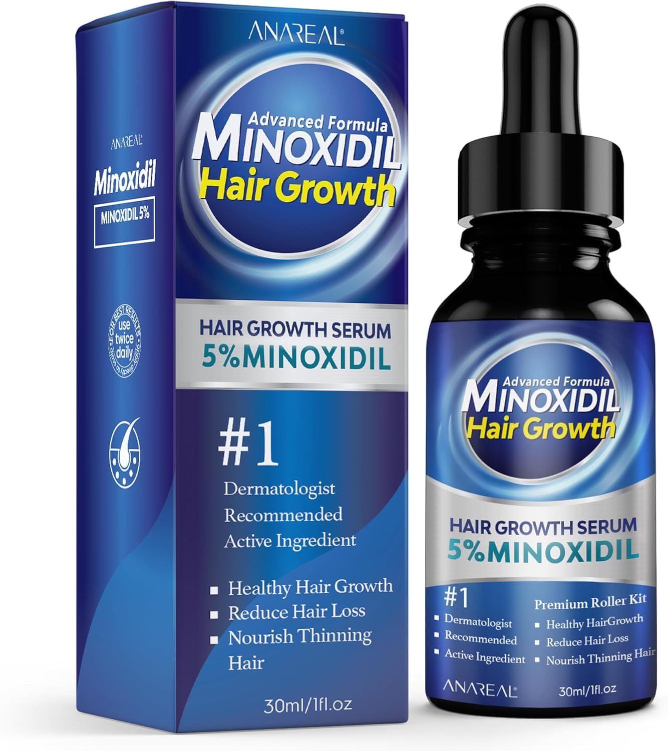 Buy Minoxidil for Men and Women, 5% Minoxidil for Men Beard Growth ...