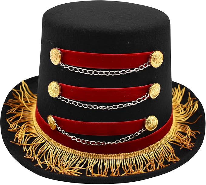 Amazon.com: Nicky Bigs Novelties Adult Deluxe Red & Black Ringmaster ...