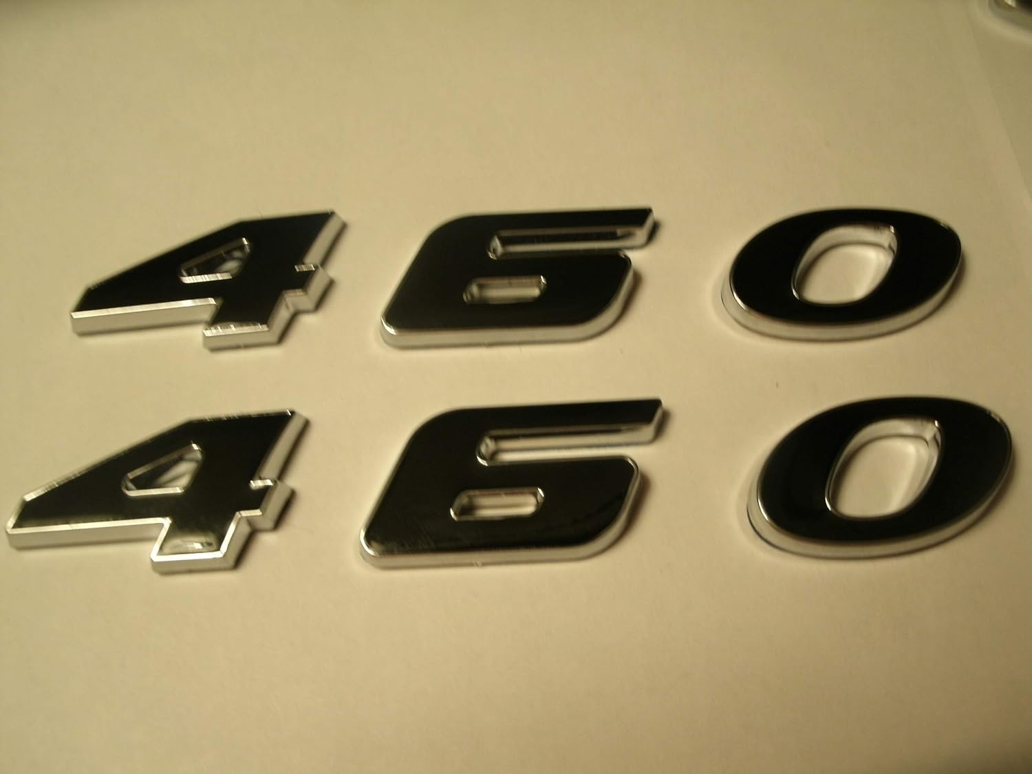Amazon.com: 460 CUBIC INCH ENGINE ID EMBLEMS SET OF 6 NUMBERS BLACK ...