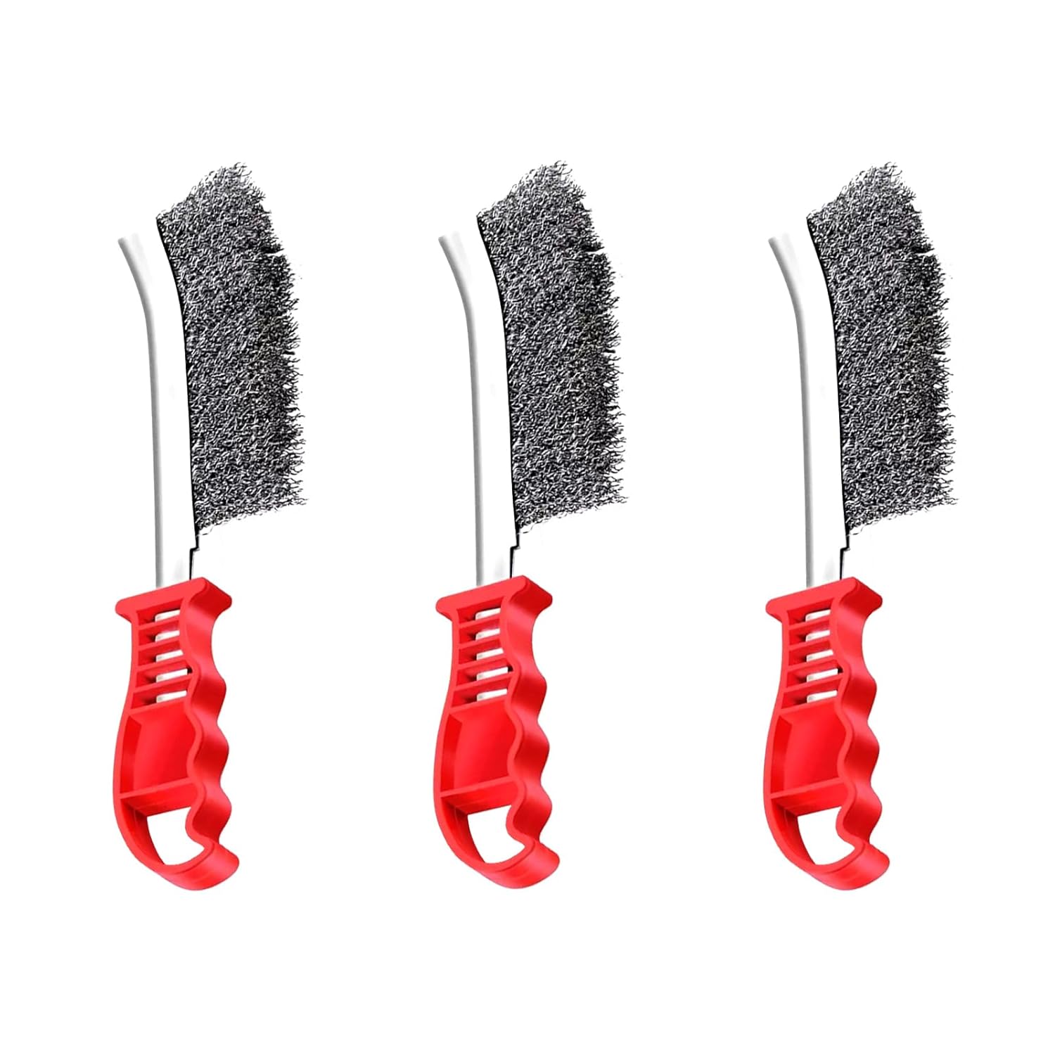 Stainless Steel Wire Brush Set, 3Pc Metal Wire Hand Brush Stainless ...