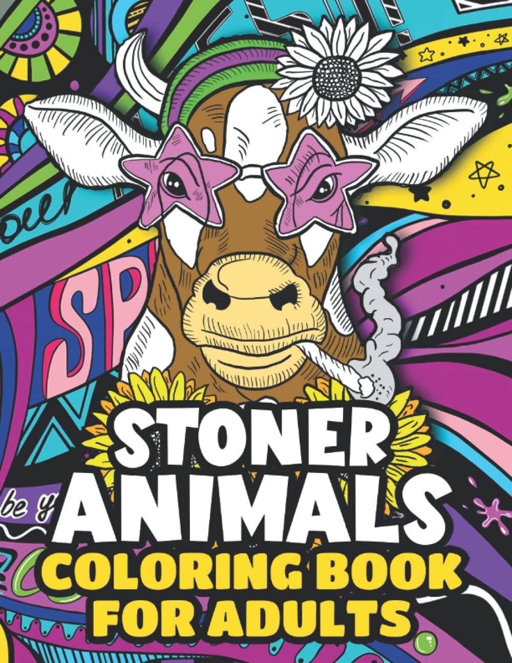 Amazon.com: Stoner Animals Coloring Book For Adults: Animal Smoking ...