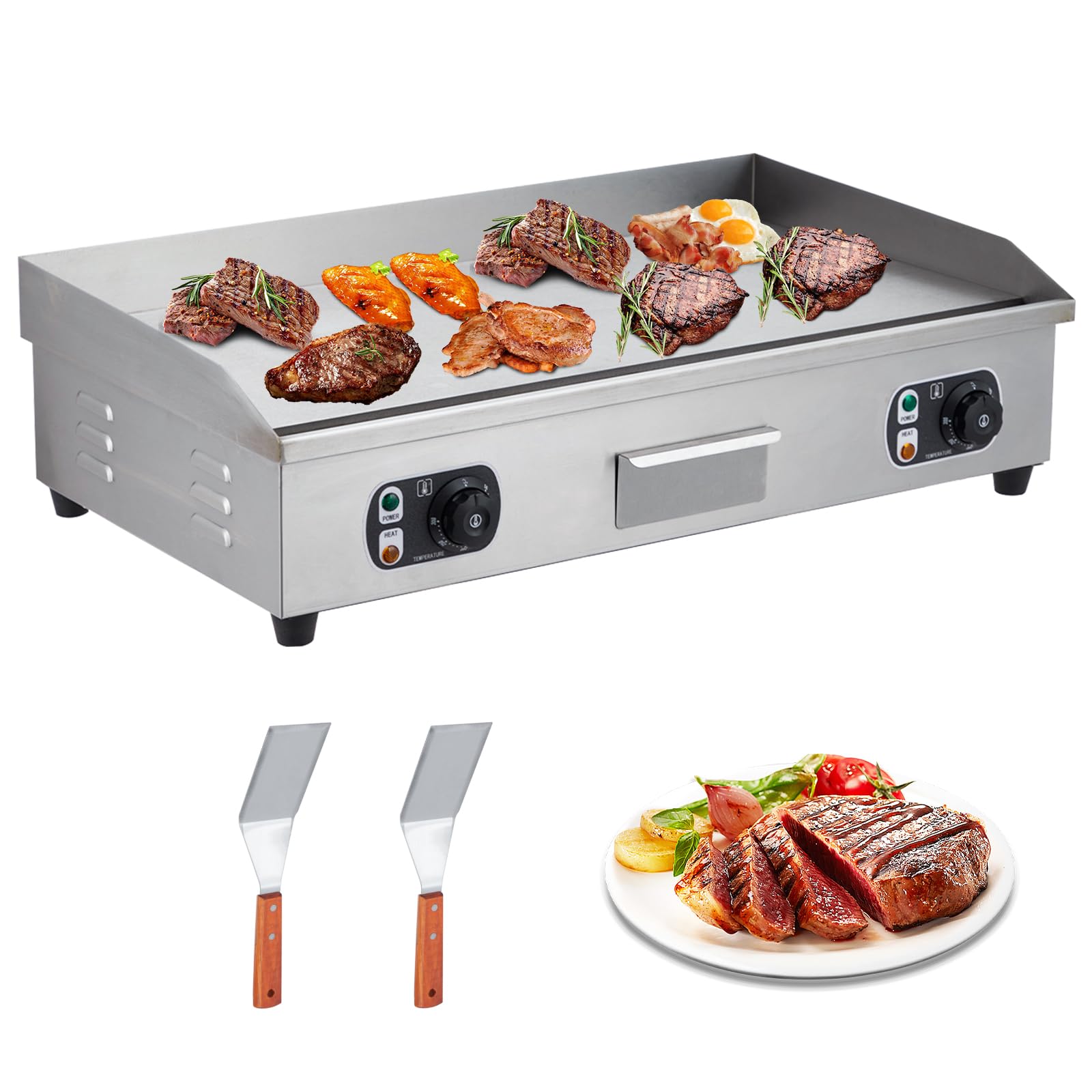 Amazon.com: GarveeTech 29" Commercial Electric Griddle with Precise ...