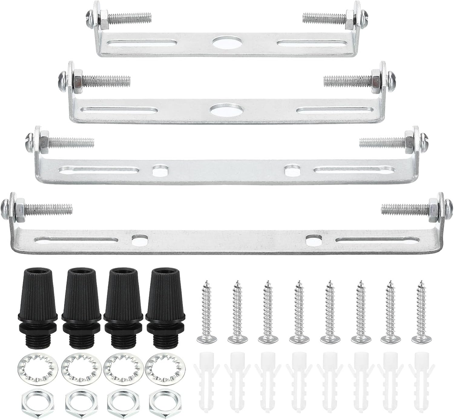 PATIKIL 90mm 100mm 120mm 130mm Ceiling Light Plate Kit, 4 Set Light ...