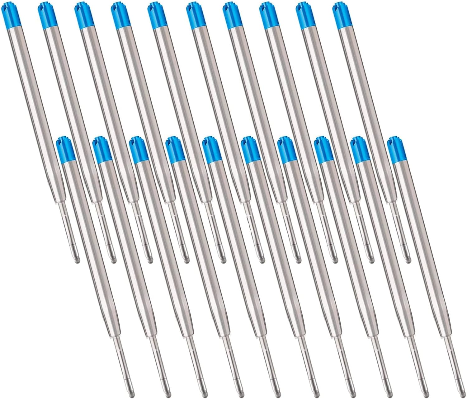 CiciIng Ballpoint Pens, 20 x Large Capacity Blue Ink Refills ...