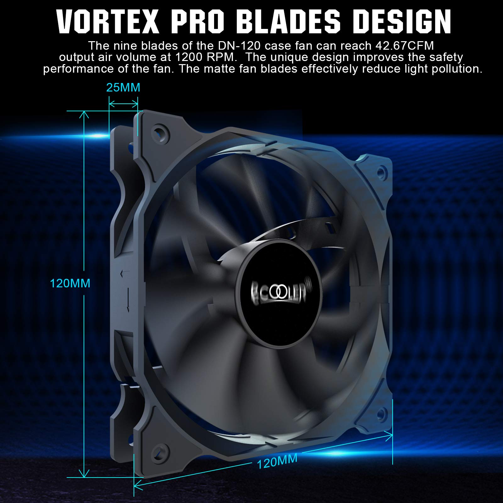 PCCOOLER 120mm Case Fan 3 Pac...B08R8M17S2 | Encarguelo.com